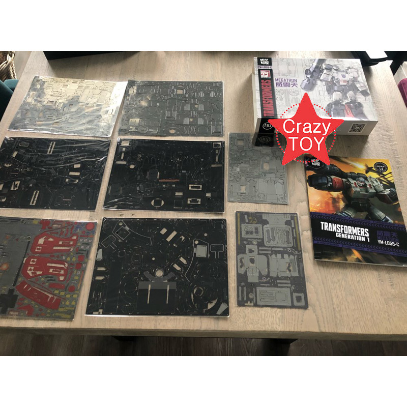 MU Transformers G1 Megatron (5) – DIY 3D Metal Model Kits Assemble ...