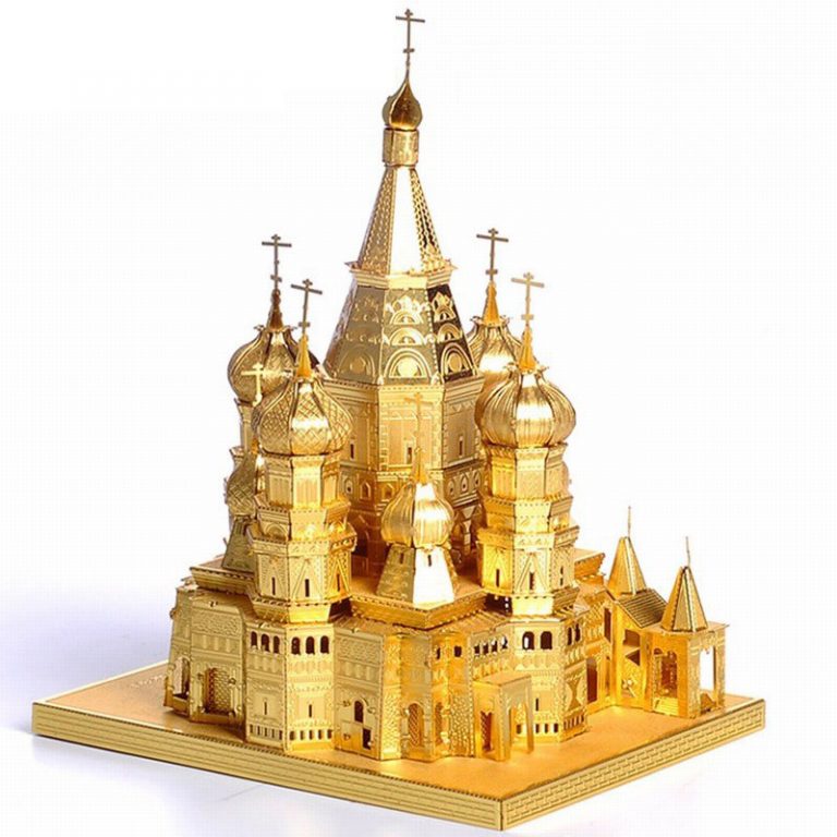 Piececool Saint Basil’s Cathedral 3D Metal Model Kits DIY Assemble ...